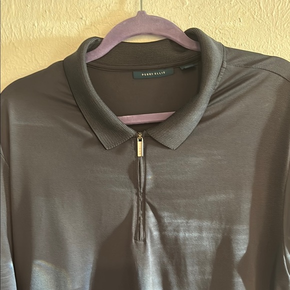 Perry Ellis | Shirts | Mens Black Polo Shirt By Perry Ellis | Poshmark